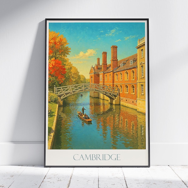 Cambridge Poster - Etsy UK