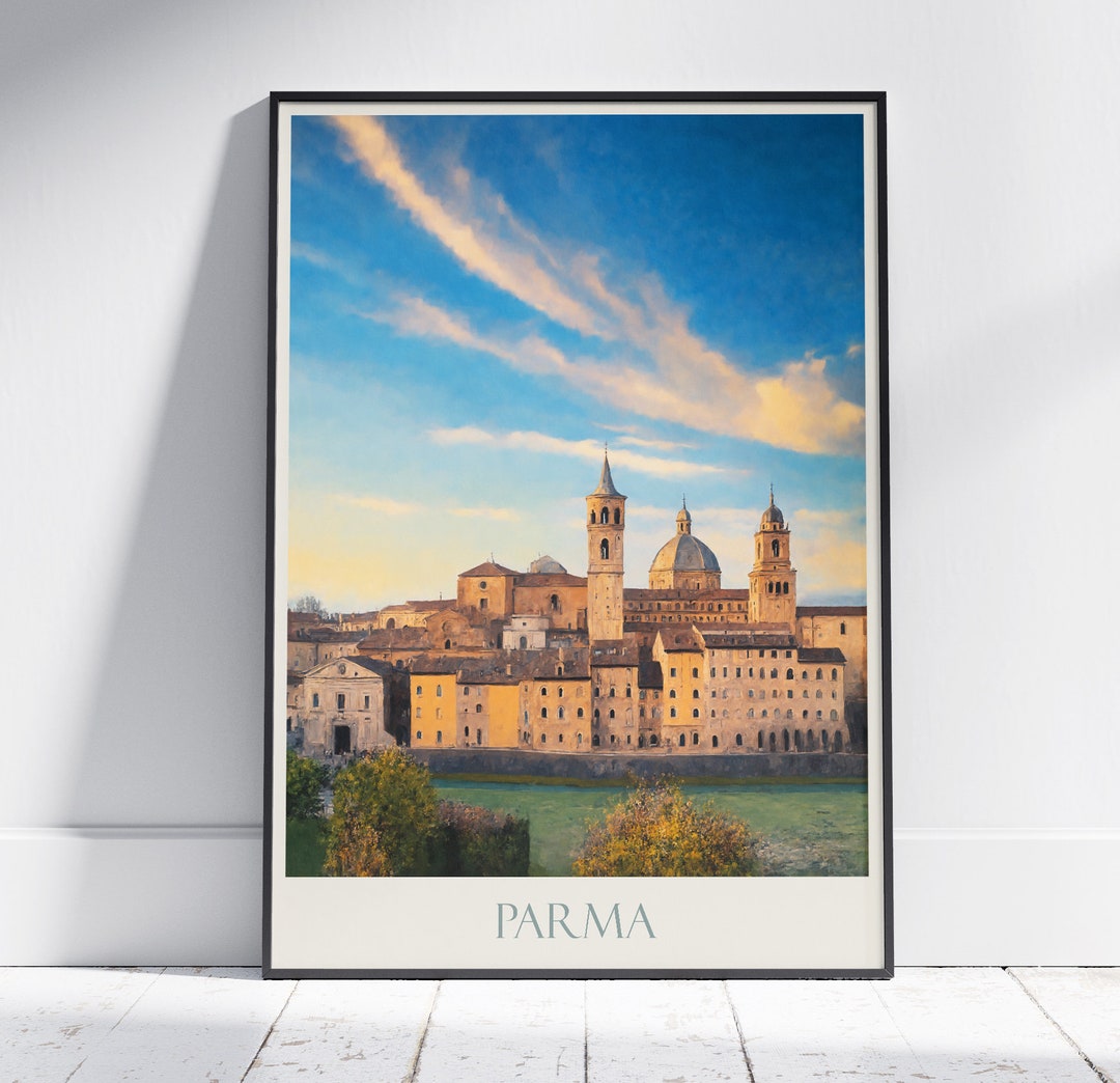 Parma Travel Print Italy Classic Travel Poster Wall Art Home Decor Gift ...