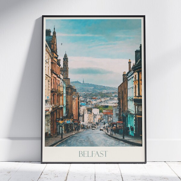 Belfast Poster - Etsy UK