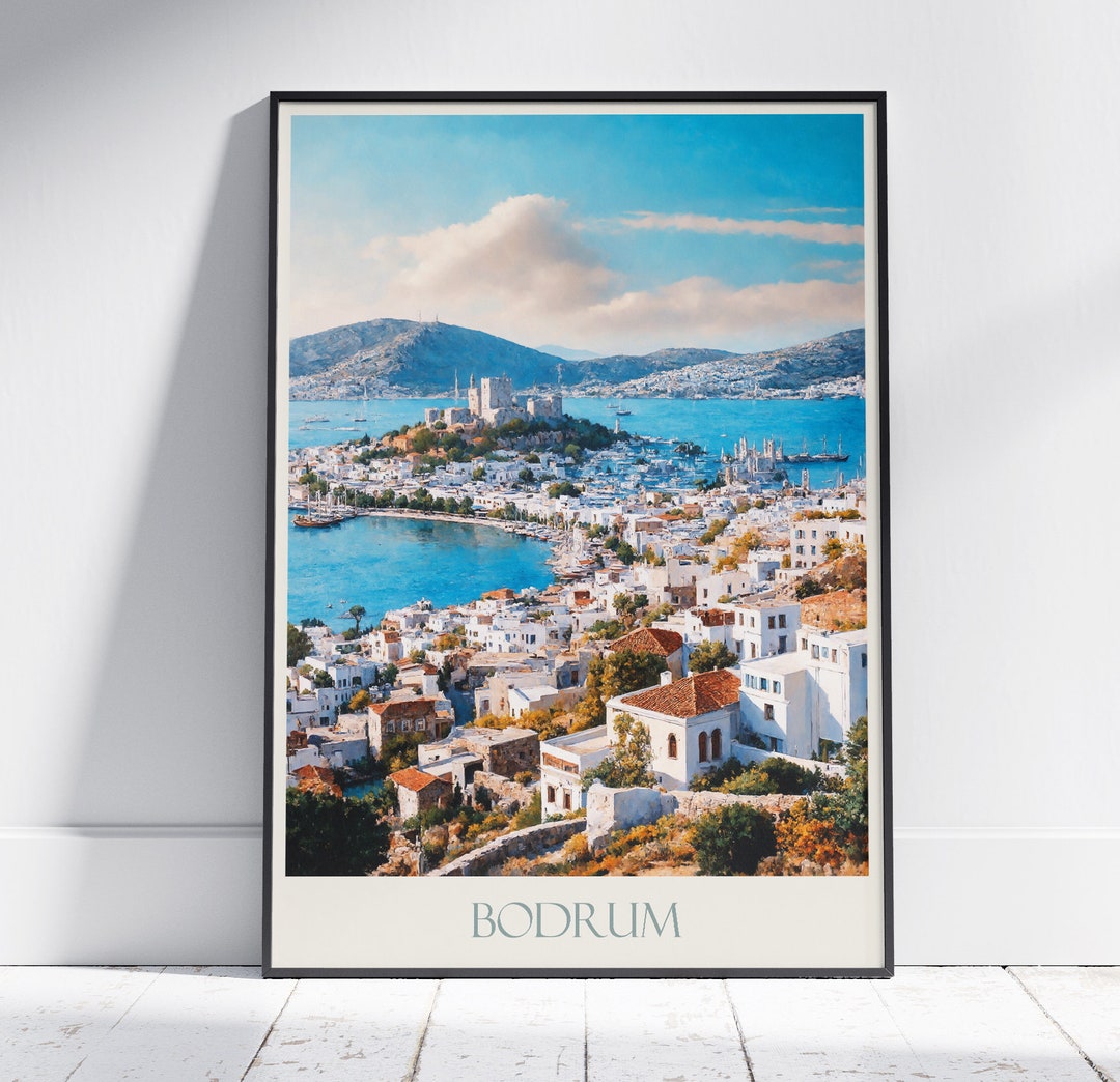 Bodrum Reise Druck Turkiye Türkei Klassische Reise Poster Wand Kunst Wohnkultur Geschenk Gemälde ...