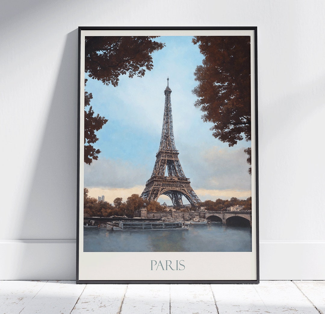 Paris Travel Print, Eiffel Tower Eiffel Tower Poster Eiffel Tower Wall ...