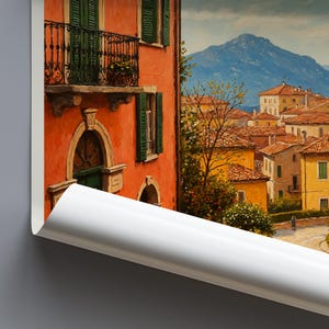 Varese Travel Print ~ Italy Travel Poster | Painted Wall Art Print ...