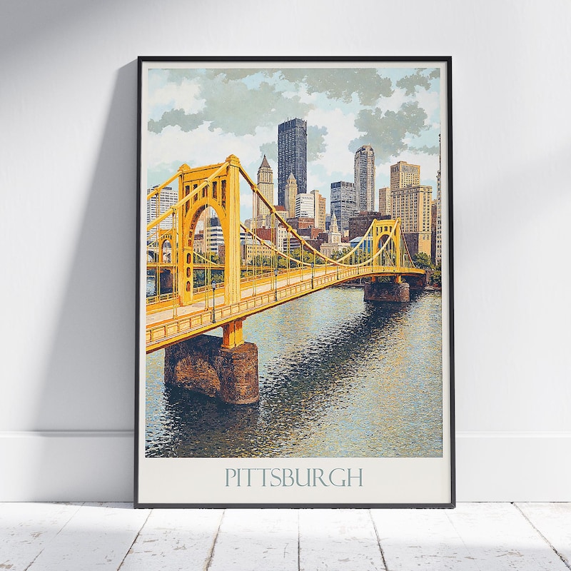 Pittsburgh Print - Etsy
