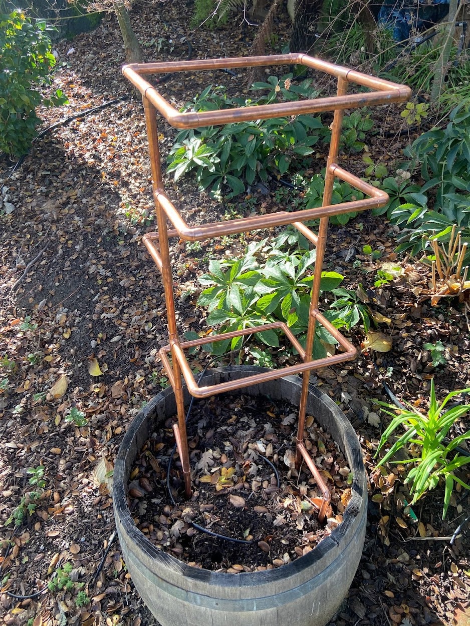 Copper Tomato and Plant Cages - Etsy