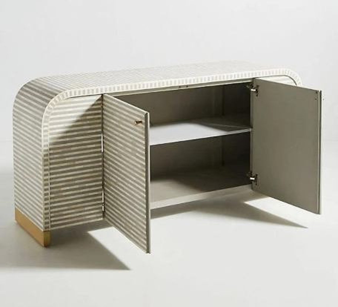 Bone Inlay Waterfall Sideboard Bone Inlay Furniture Bone Inlay Dressing ...