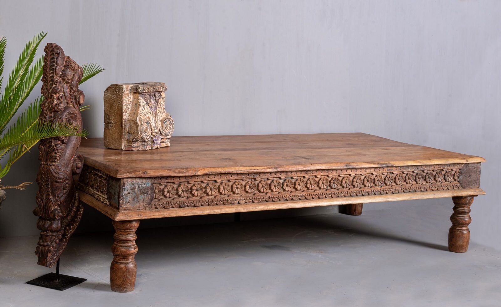 Indian teak coffee table store