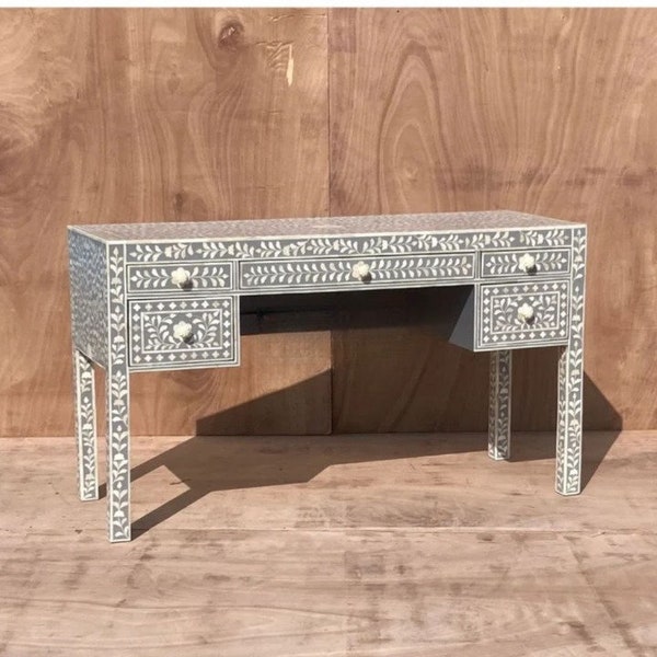 Bone Inlay Desk - Etsy