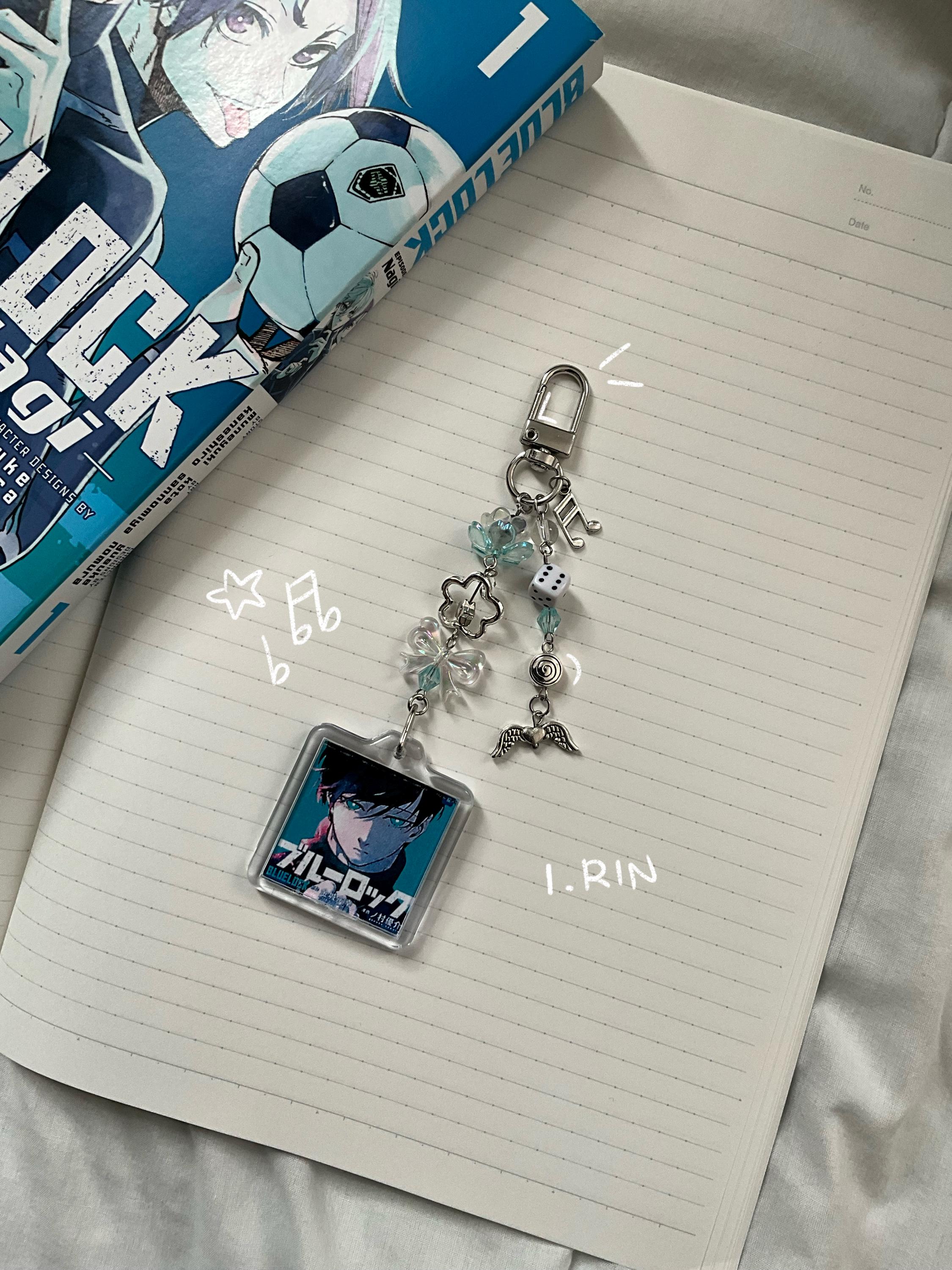 Blue Lock Keychains, Blue Lock Anime, Blue Lock, Blue Lock Bag Charm ...