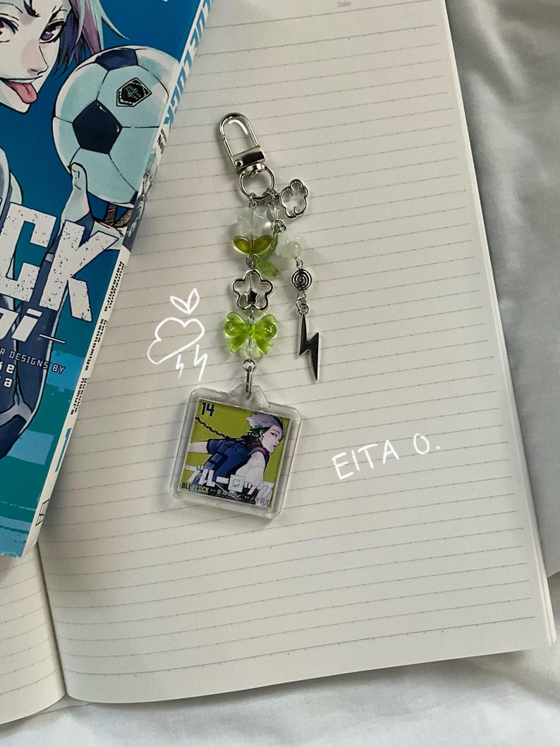 Blue Lock Keychains V3, Blue Lock Anime, Blue Lock, Blue Lock Bag Charm ...