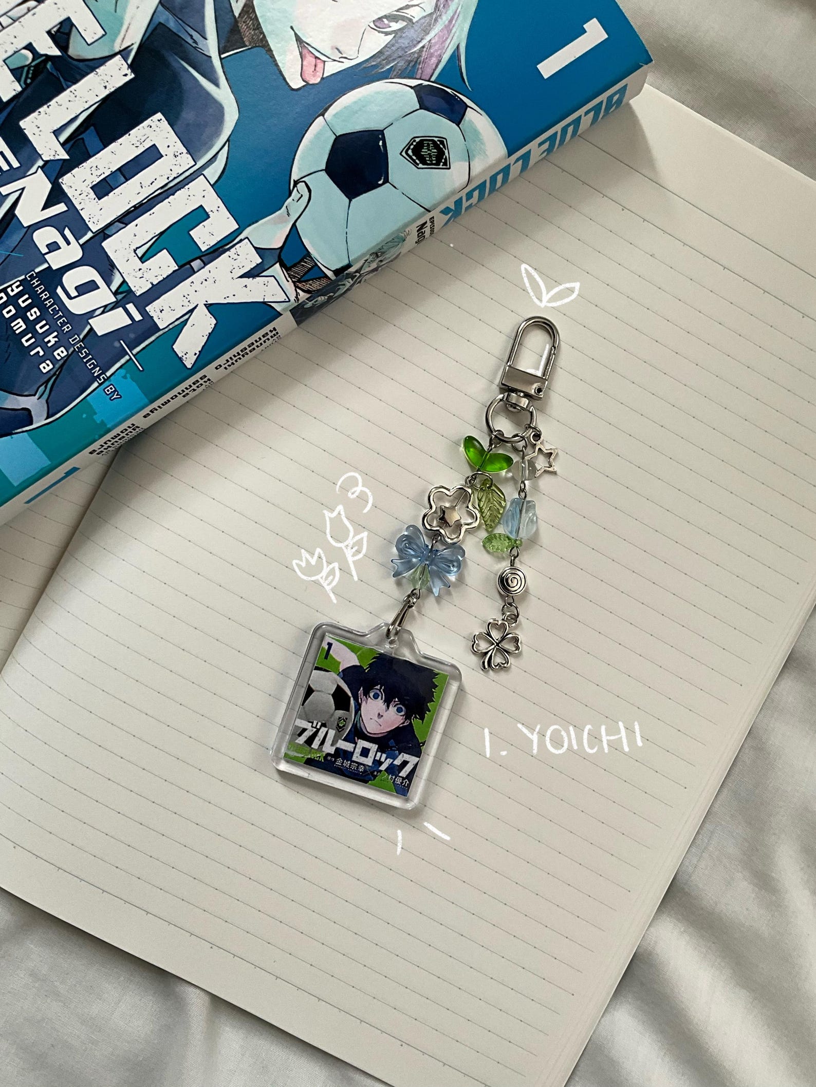 Blue Lock Keychains, Blue Lock Anime, Blue Lock, Blue Lock Bag Charm ...