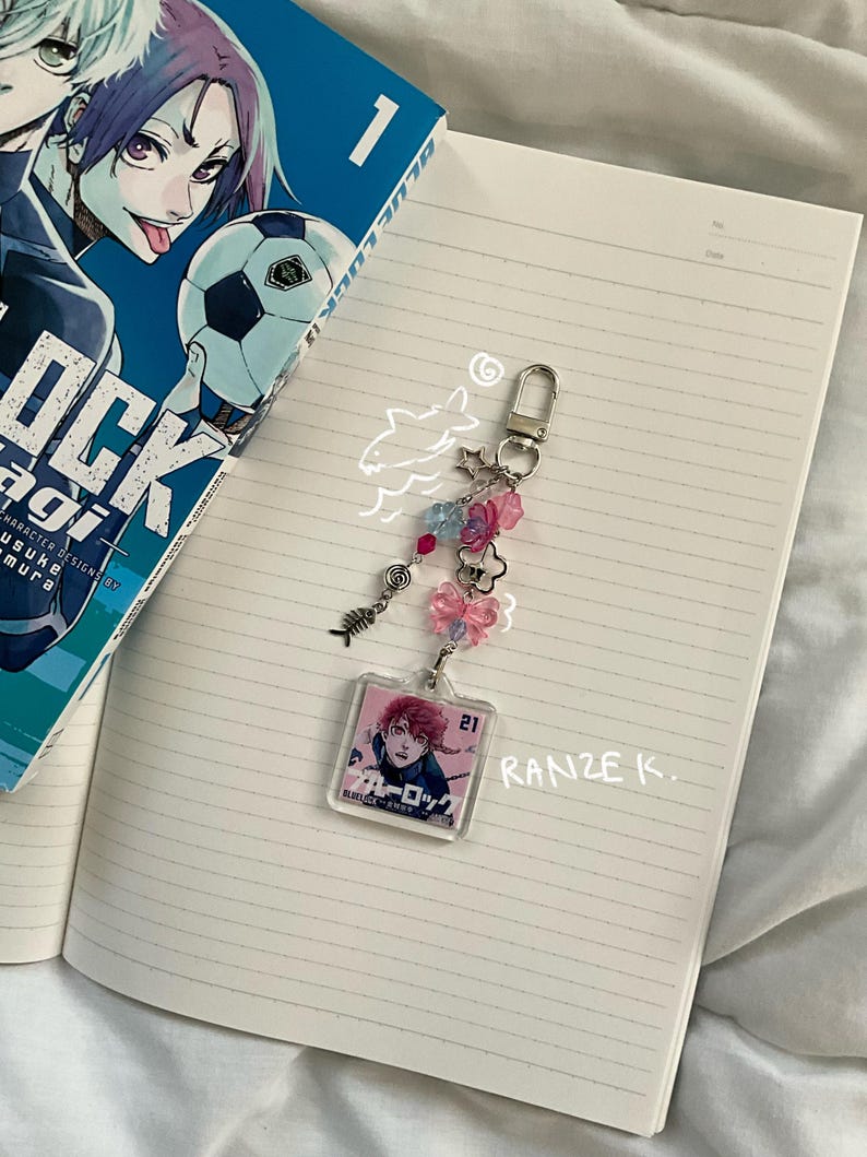 Blue Lock Keychains V3, Blue Lock Anime, Blue Lock, Blue Lock Bag Charm ...