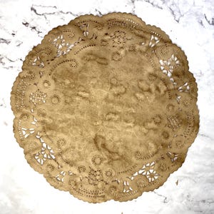 Paper Doilies Vintage Style French Lace Aged | 10 Inch | 10, 50, 100 ...