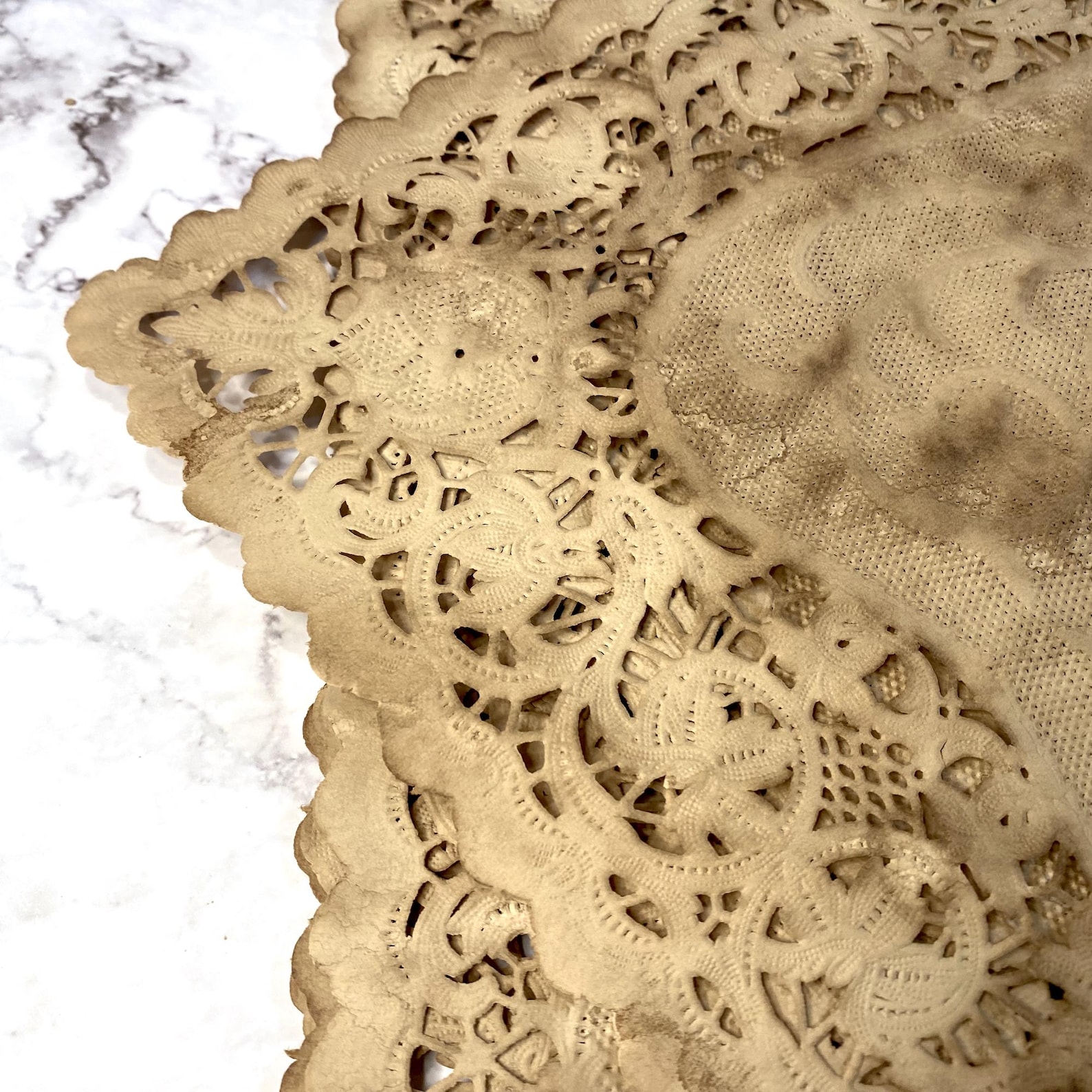 Vintage Doily Placemats Vintage French Lace Aged Doilies | Wedding ...