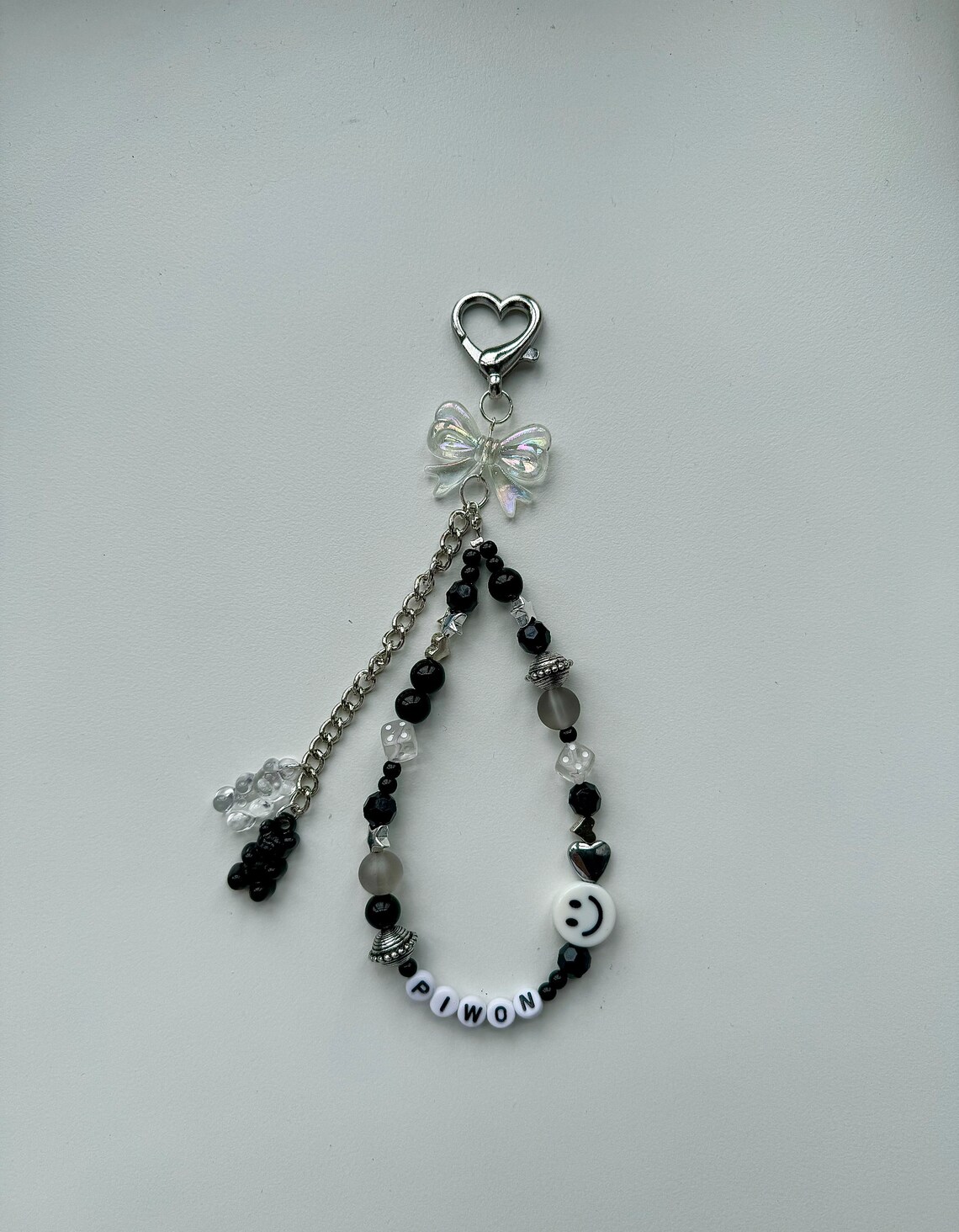 P1HARMONY "p1ece" Inspired Beaded Keychain - Etsy
