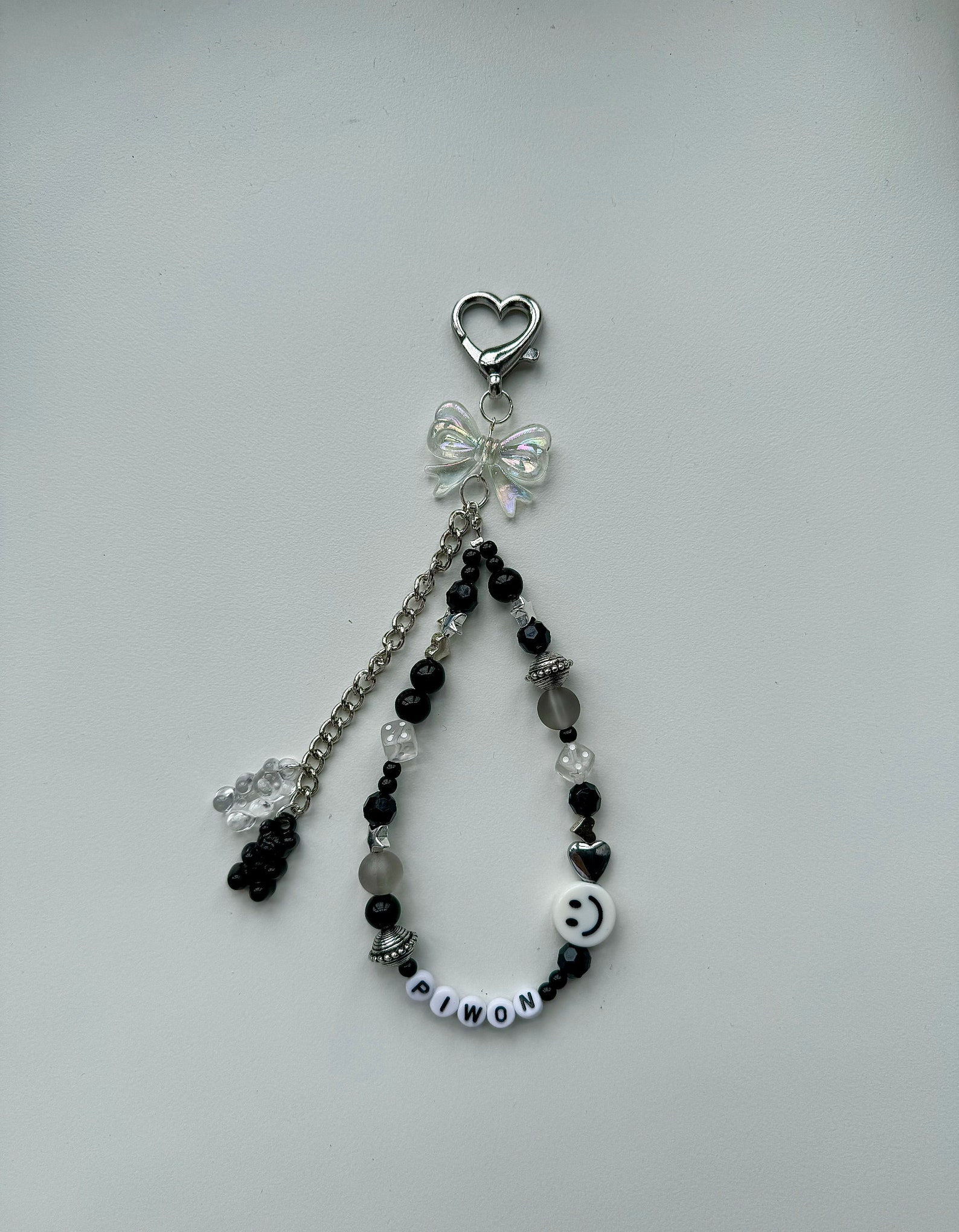 P1HARMONY "p1ece" Inspired Beaded Keychain - Etsy