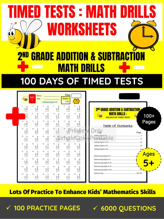 100 Question Addition Test