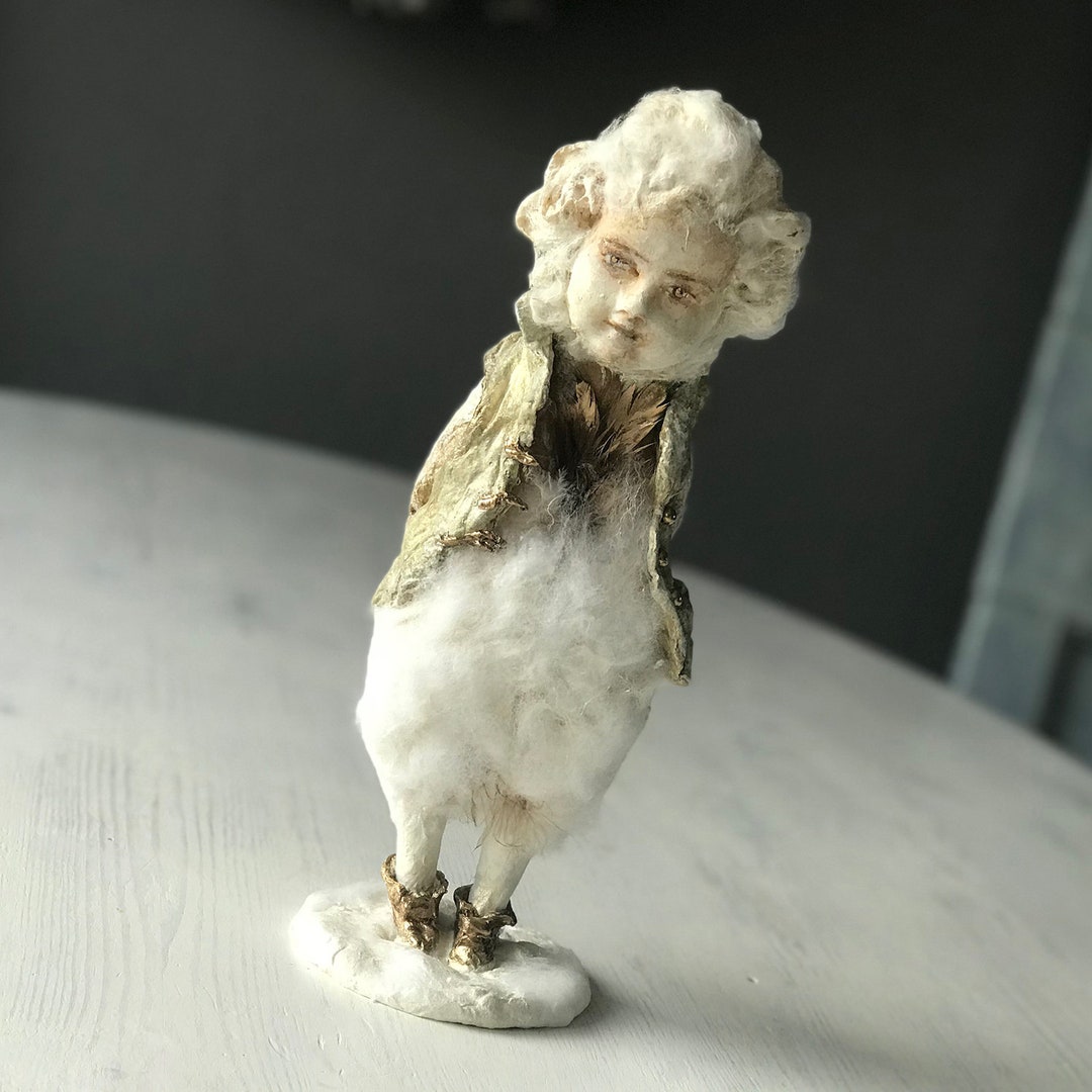 Handmade Cotton Doll - Vintage Ornament - Handmade Gift - Classic Bird ...