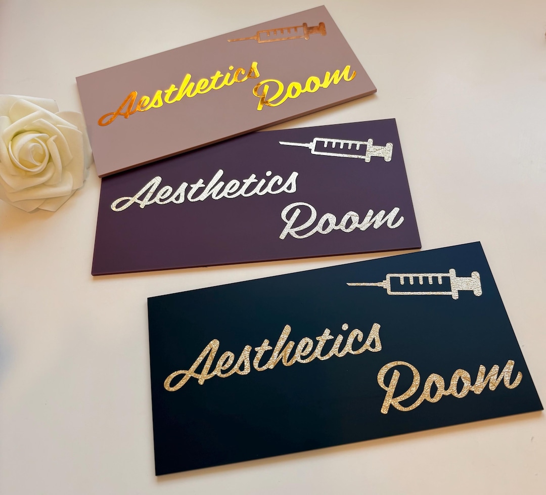 Personalised Salon Door Sign | Custom Aesthetics Room Sign | Salon ...