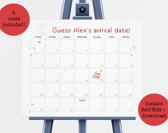 Baby Gender Pool Template - Etsy