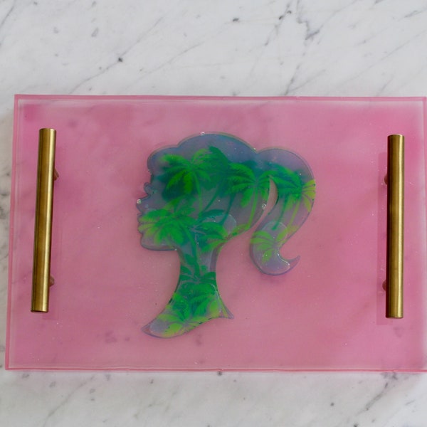 Barbie Palm Tree Background - Etsy