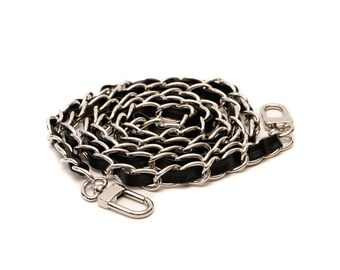 Leather Chain Crossbody - Etsy