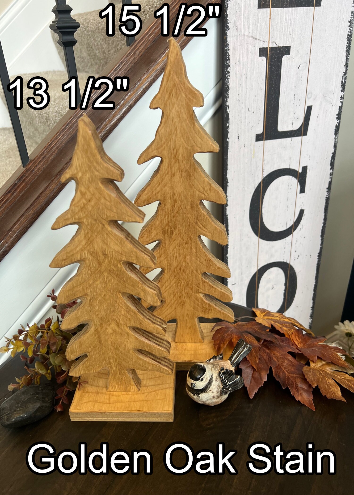 Rustic Wooden Pine Trees Used to Stage Nativity Scene Willow - Etsy