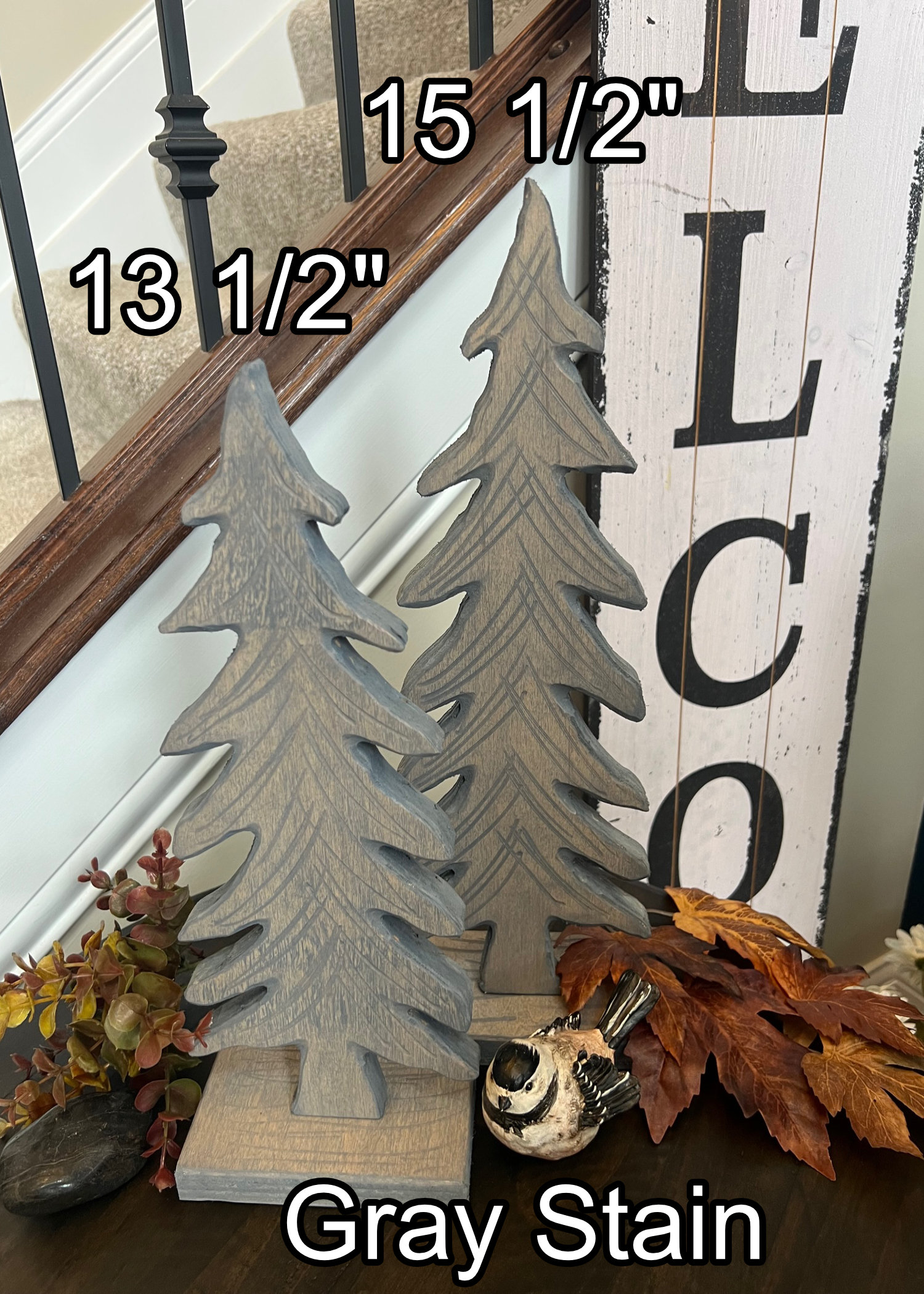 Rustic Wooden Pine Trees Used to Stage Nativity Scene Willow - Etsy
