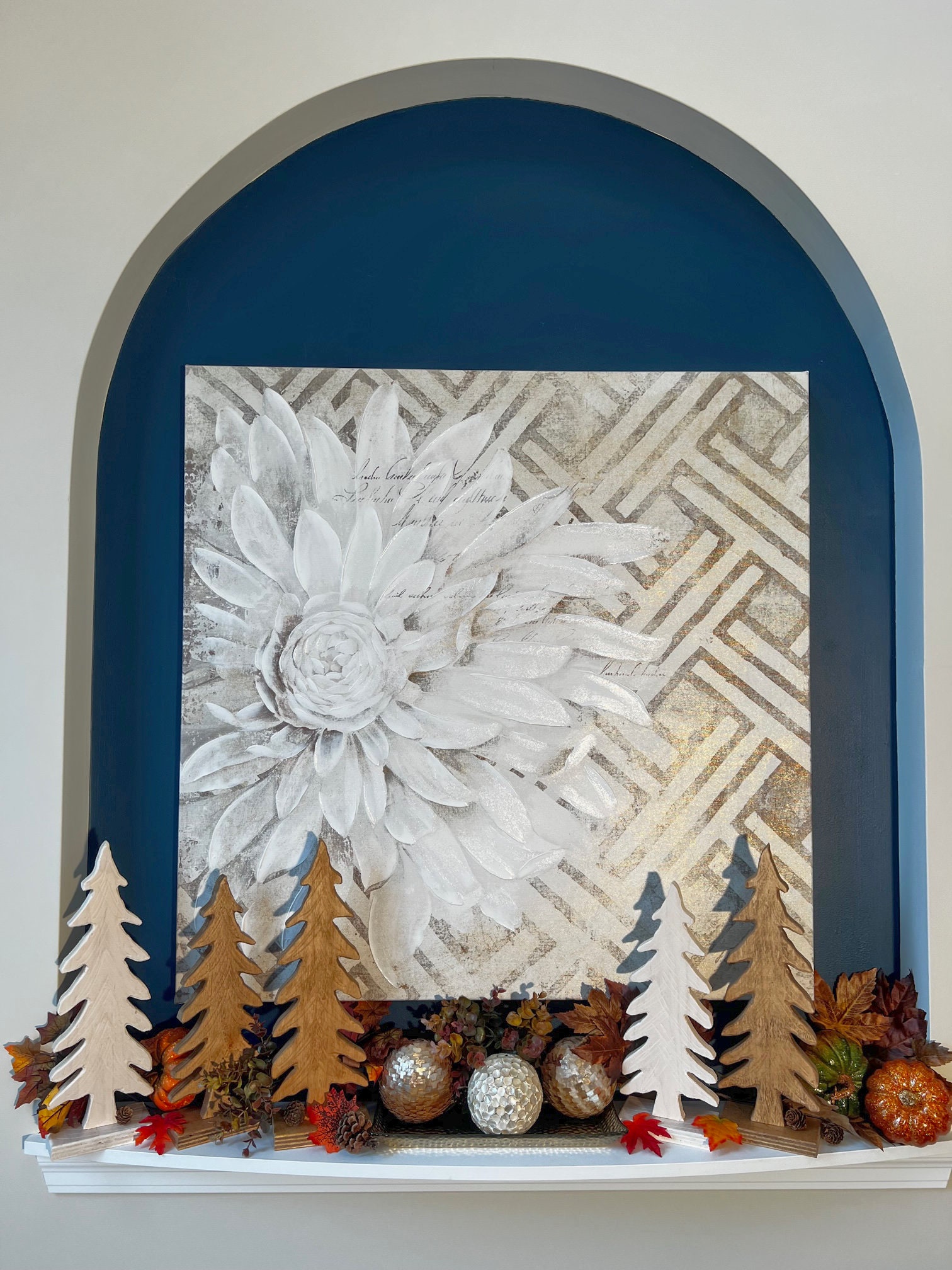 Rustic Wooden Pine Trees Used to Stage Nativity Scene Willow - Etsy