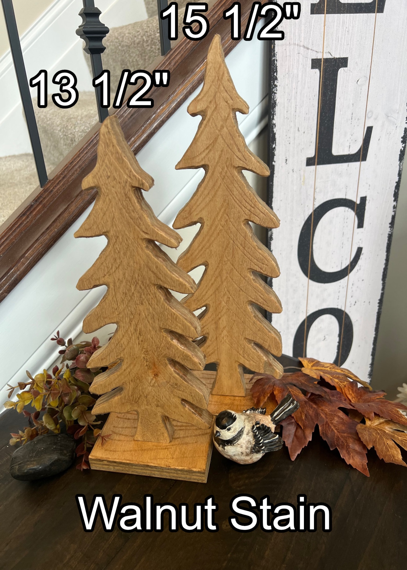 Rustic Wooden Pine Trees Used to Stage Nativity Scene Willow - Etsy