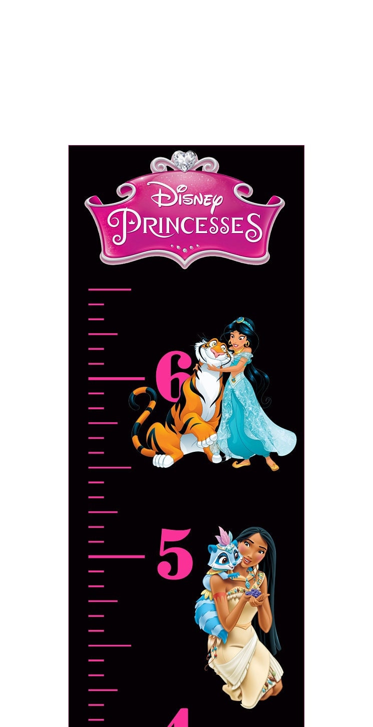 Disney Princess/ Frozen Growth Charts Life Size - Etsy