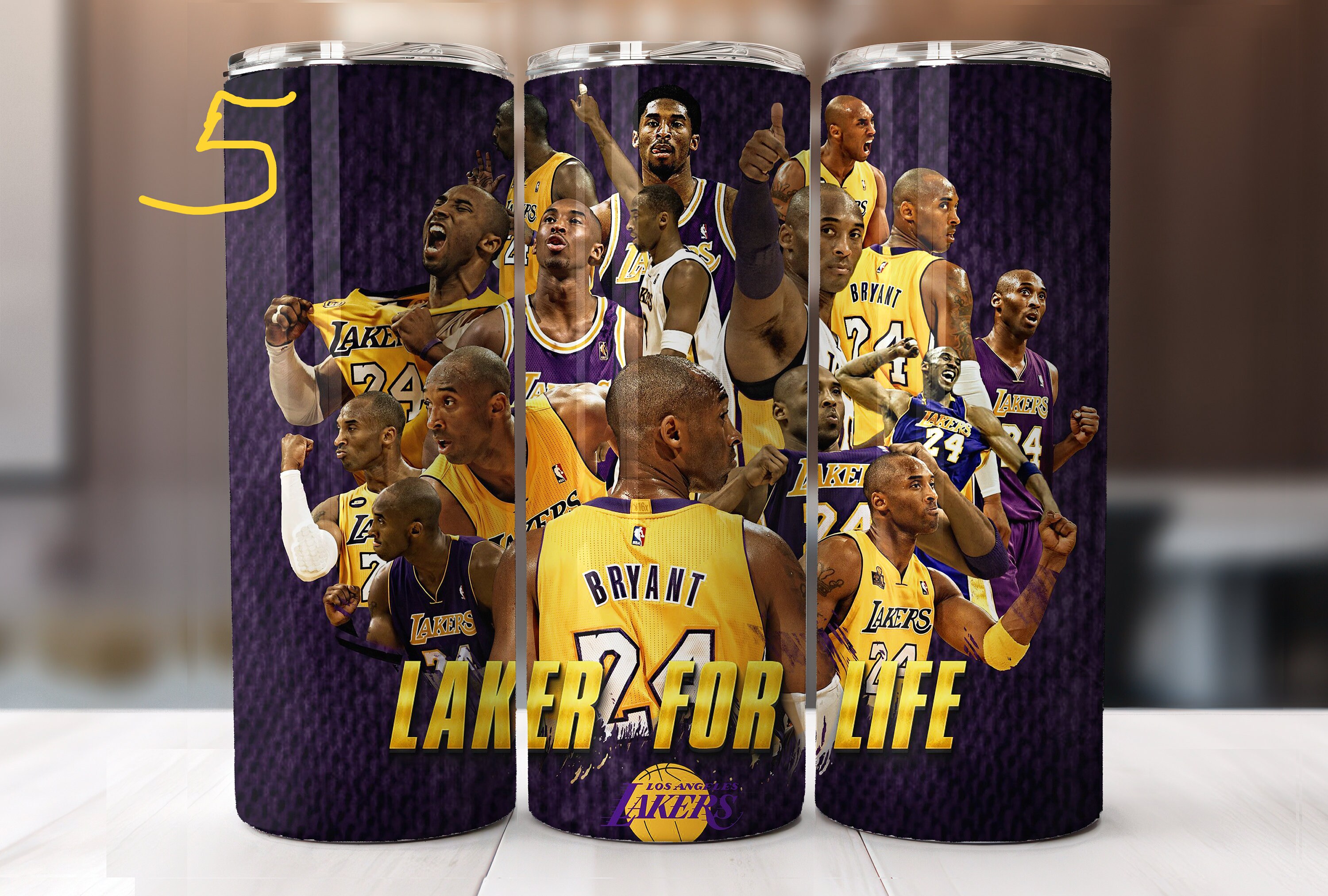 Kobe Bryant 20oz Tumbler With Slide Lid and Straw - Etsy