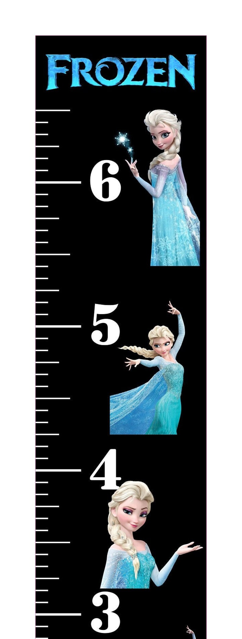 Frozen Growth Charts Life Size - Etsy