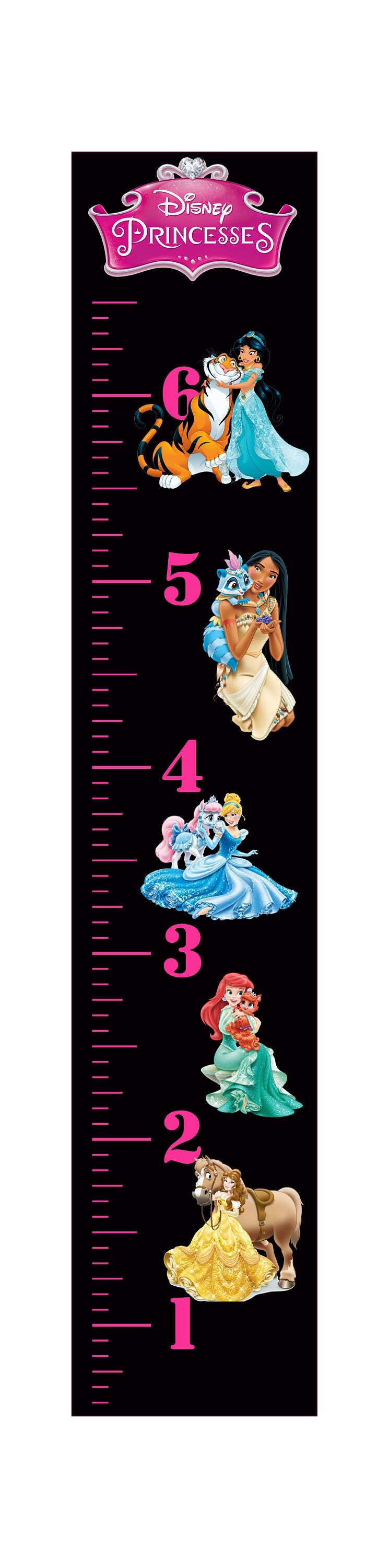 Disney Princess/ Frozen Growth Charts Life Size - Etsy