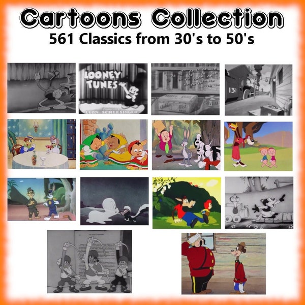 Classic Cartoons - Etsy