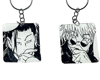 Gojo and Geto Matching Keychains : - Etsy