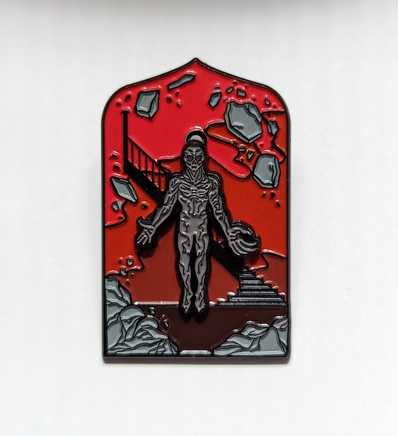 Stranger Things Floating Vecna Slider Enamel Pin - Etsy