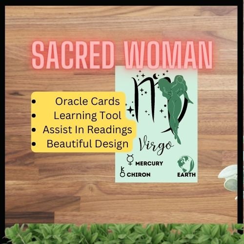 Sacred Woman Astrology Oracle Cards | Astrology Deck | Printable Oracle ...