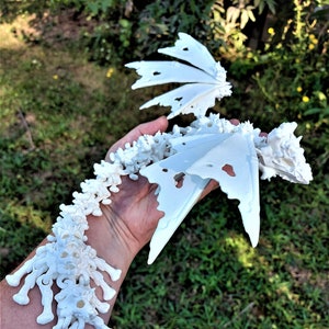Undead Articulated Winged Hollow Bone Skull Dragon - Etsy