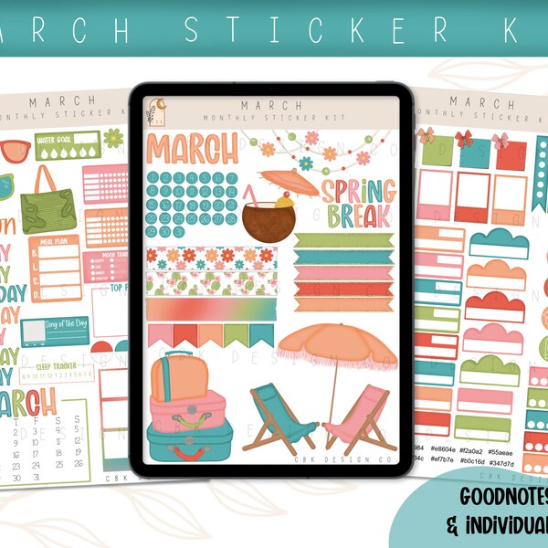 Spring Break 2023 Sticker - Etsy