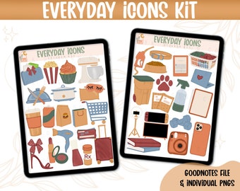 September 2023 Digital Sticker Kit Goodnotes Files & Pngs Digital ...