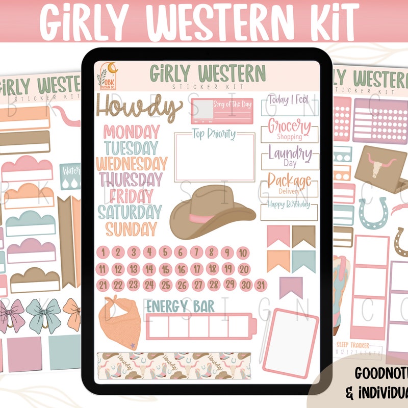 Western Stickers - Etsy