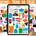 Digital Sticker Kit| Everyday Icons- October Trick or Treat| Goodnotes ...