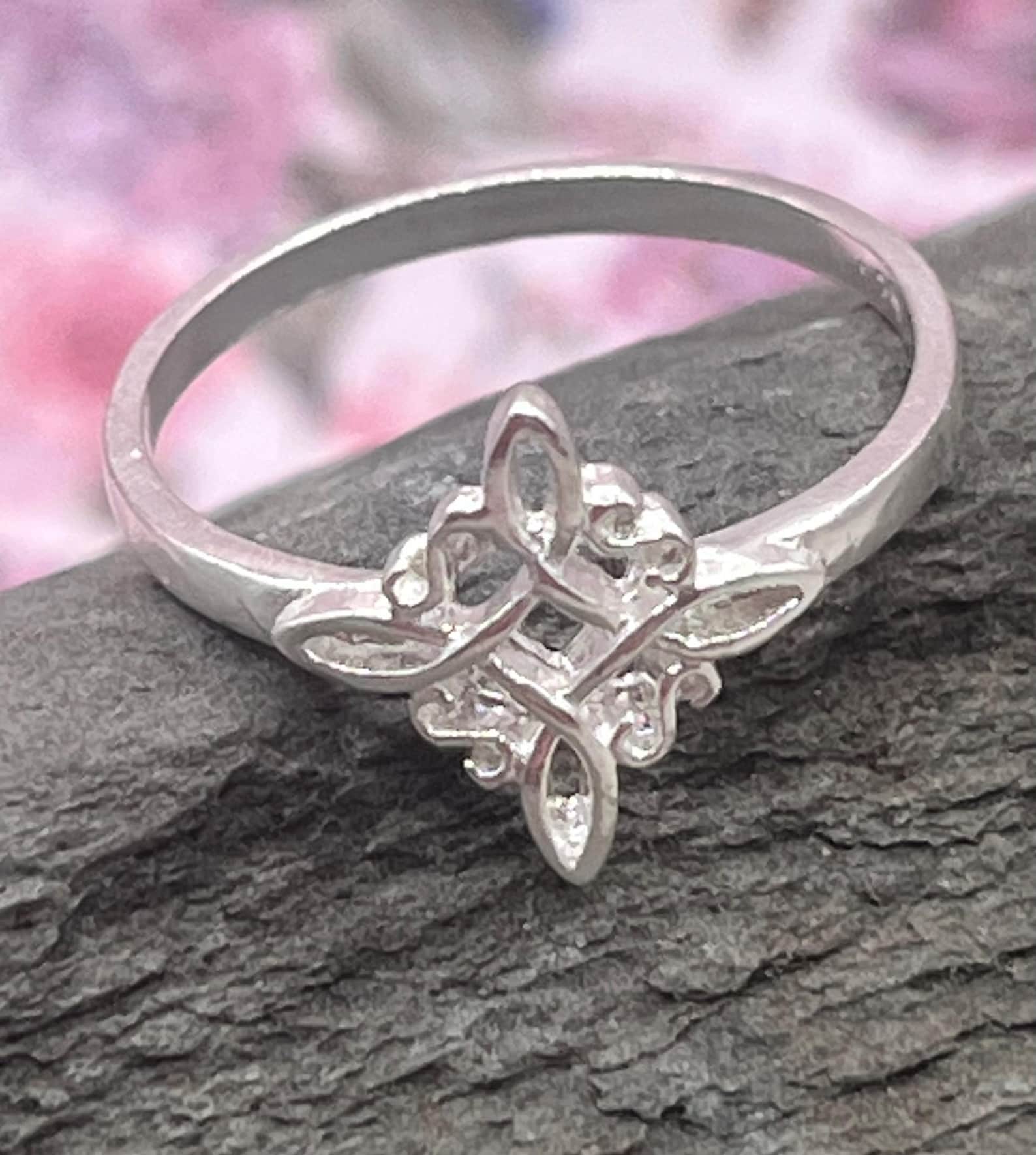 925 Sterling Silver Witches Knot Ring - Etsy