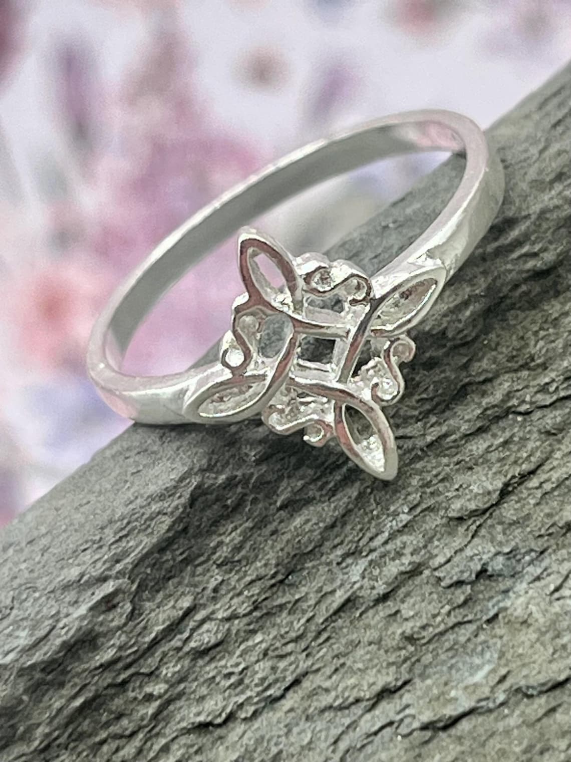 925 Sterling Silver Witches Knot Ring - Etsy