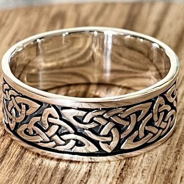 Silver Celtic Ring - Etsy