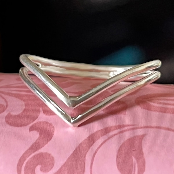 Silver Chevron - Etsy