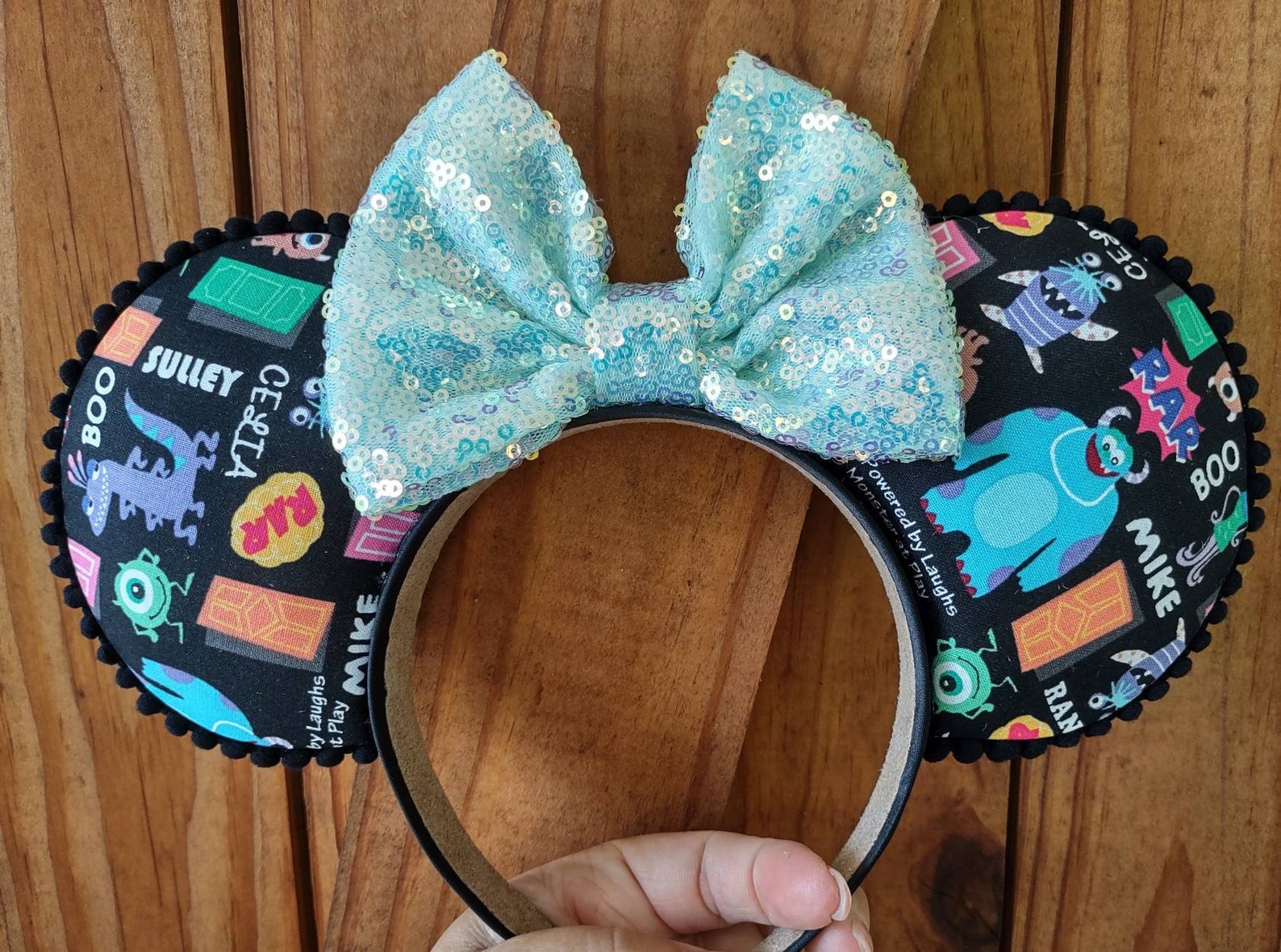 Monster's Inc Mickey Mouse Minnie Mouse Ears - Etsy