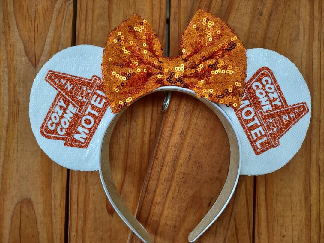 Cars Cozy Cone Motel Mickey Mouse Minnie Mouse Ears - Etsy