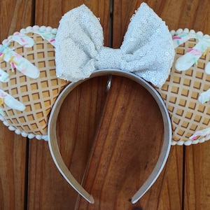 Ice Cream and Sprinkles Ears Mickey Mouse Minnie Mouse Ears - Etsy