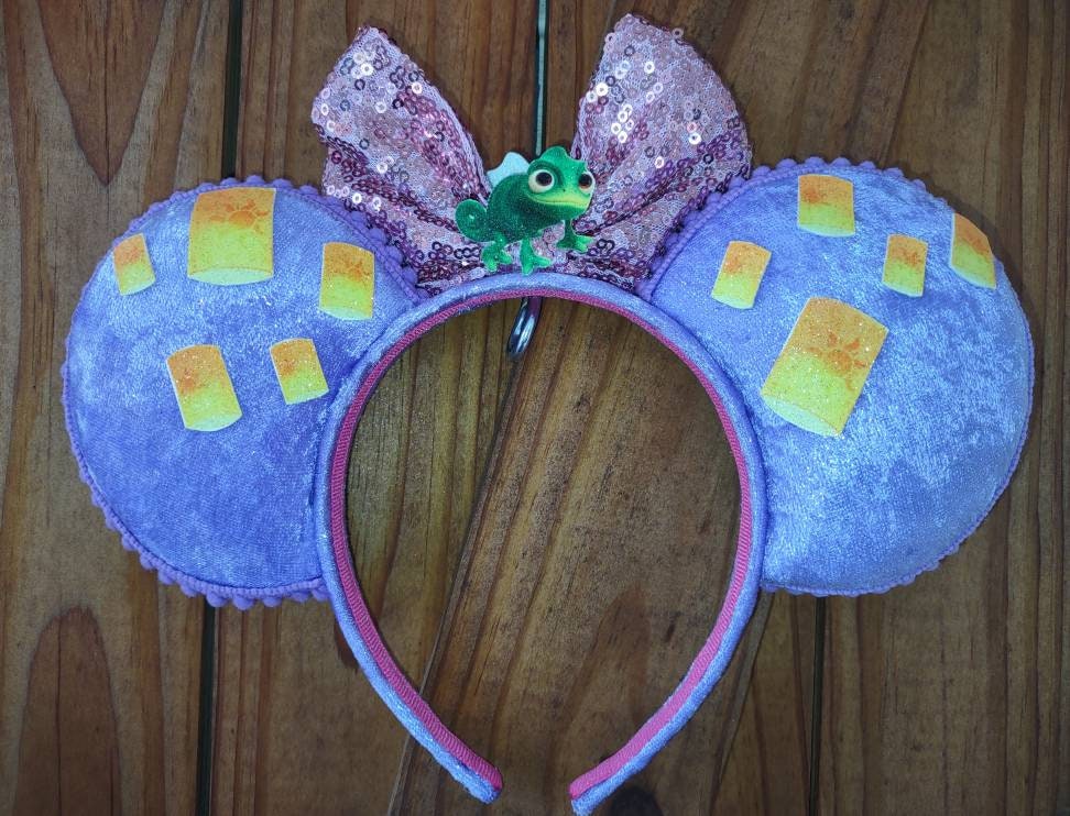 Tangled Rapunzel With Pascal Mickey Mouse Minnie Mouse Ears - Etsy